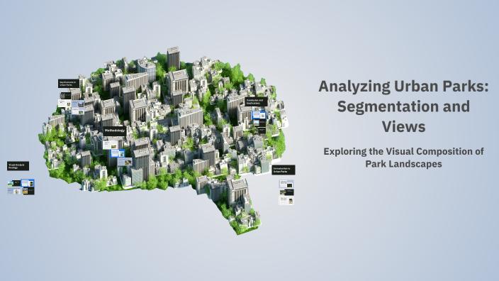 Analyzing Urban Parks: Segmentation and Views by Space Learning on Prezi