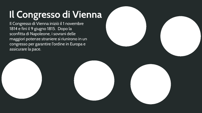 Il Congresso di Vienna by cj goulet on Prezi