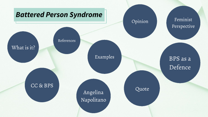 Battered Person Syndrome by Cadence Fischer on Prezi