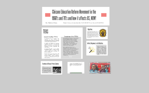 Chicano Education Reform Movement in the 1960's and 70's and by Cecilia ...