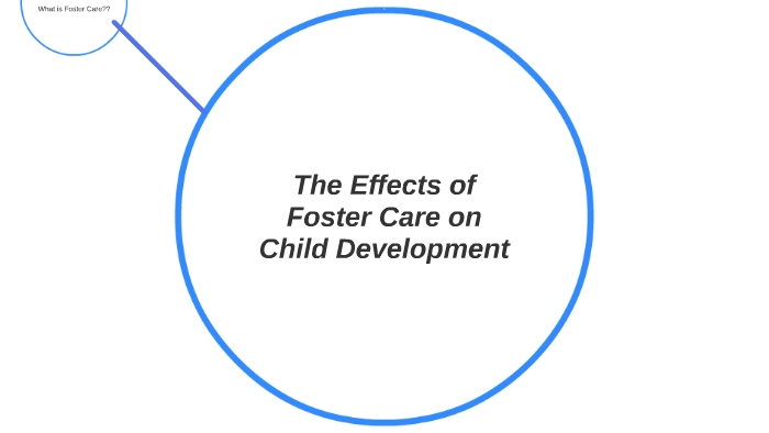 The Effects of Foster Care on Child Development by DARIEN FREDERICK on ...