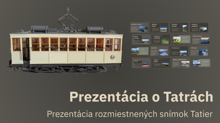 prezentacia o tatrach a nech niesu snimky po kope ale rozmiestnene by ...