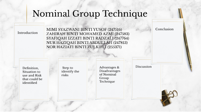 NOMINAL GROUP TECHNIQUE by Syafiqah Izzati on Prezi