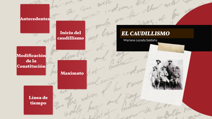 El caudillismo by Mariana Lozada on Prezi