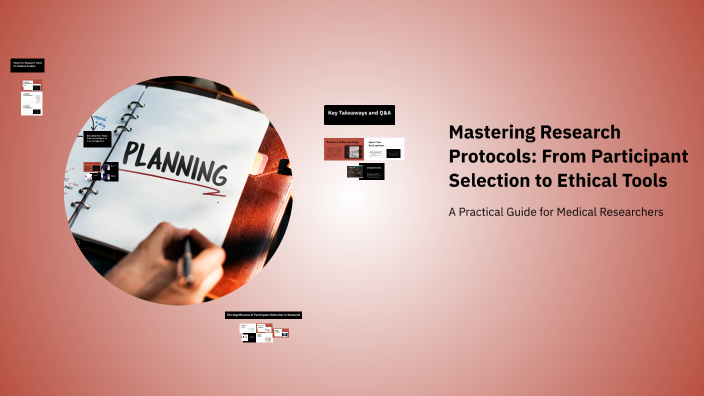 Mastering Research Protocols: From Participant Selection to Ethical ...