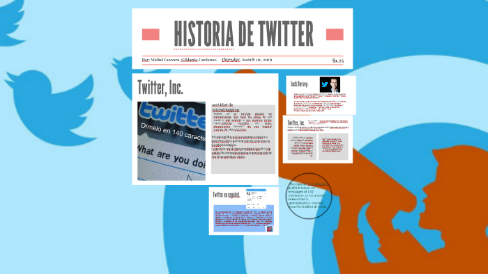 HISTORIA DE TWITTER by michel guevara on Prezi