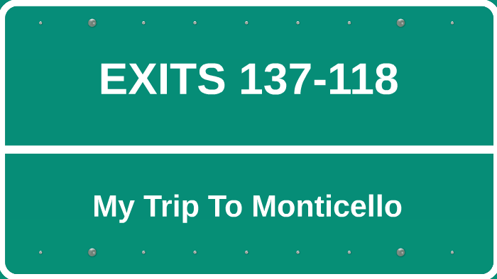 EXIT 118 by Cathi Mintz on Prezi
