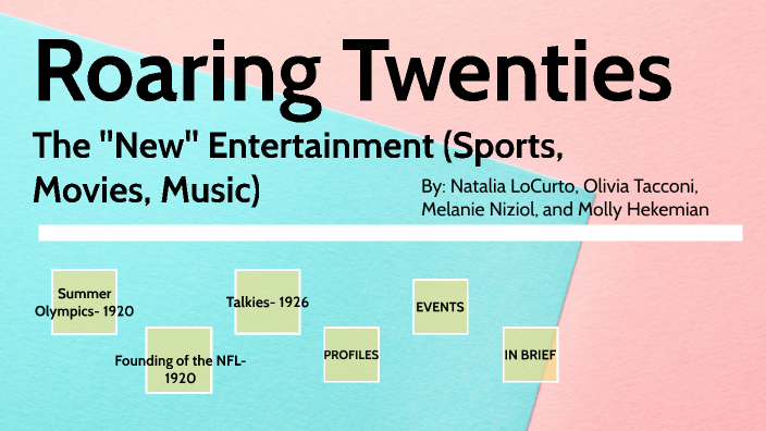 Roaring Twenties Project by Natalia LoCurto on Prezi