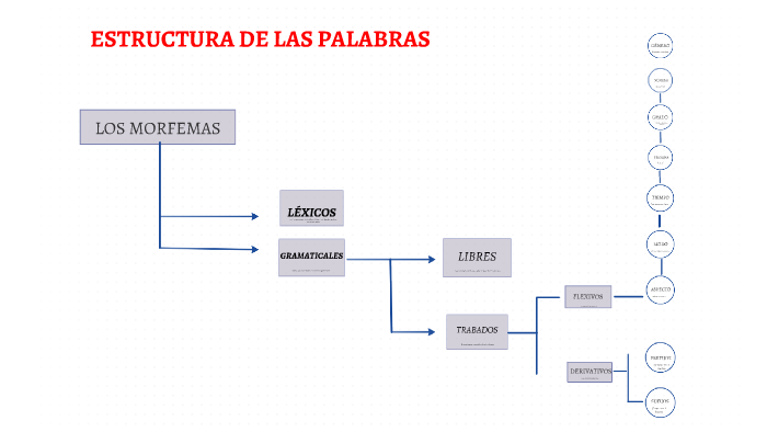 ESTRUCTURA DE LAS PALABRAS by Noelia Espert Requen on Prezi