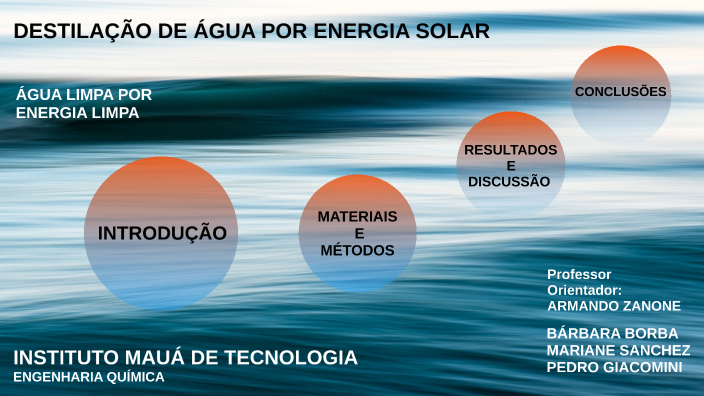 Destilador de Água por Energia Solar by Mariane Sanchez on Prezi
