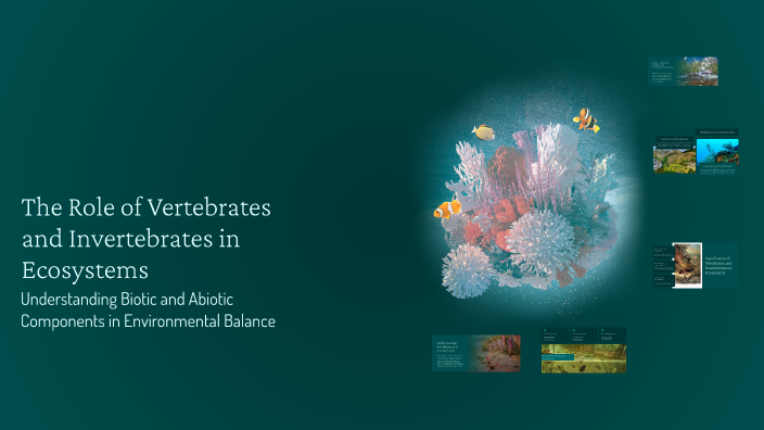 The Role of Vertebrates and Invertebrates in Ecosystems by norman dela ...