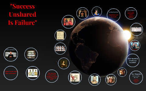 "Success Unshared is Failure" by Kevin Ho on Prezi