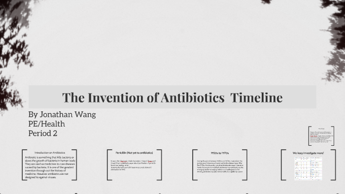 The Invention of Antibiotics Timeline by jon Wang on Prezi