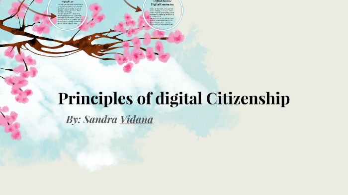 Principles of digital Citizenship by Sandra V on Prezi