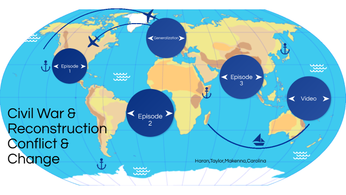 Civil War and Reconstruction Conflict and Change by Haran Kidane on Prezi
