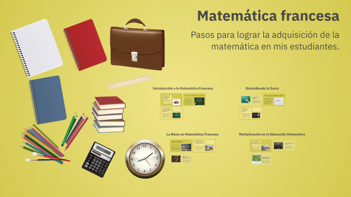 Matemática francesa, suma, resta y multiplicación by Fabiana Rey on Prezi