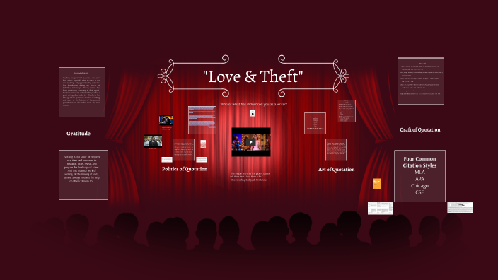 "Love & Theft": Incorporating and Citing Sources by Allen Durgin on Prezi