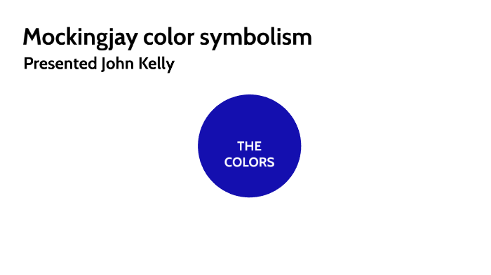 Mockingjay color symbolism by John Kelly on Prezi