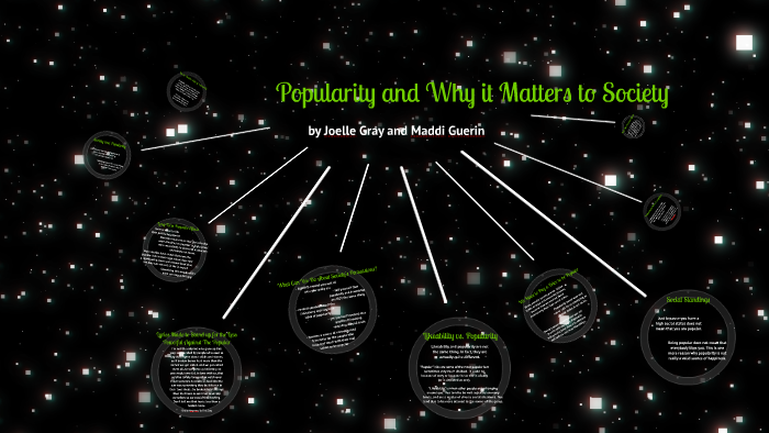 Popularity and Why it Matters by Joelle G. on Prezi