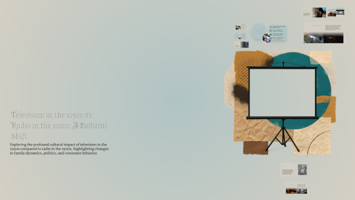 Television in the 1950s vs. Radio in the 1920s: A Cultural Shift by kai ...