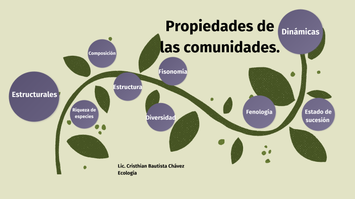 Propiedades de la comunidad by Cris Bautista on Prezi
