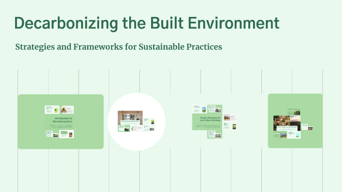 Decarbonizing the Built Environment by Andrew Pascual on Prezi