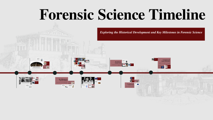 Forensic Science Timeline by Yolanda Sands on Prezi