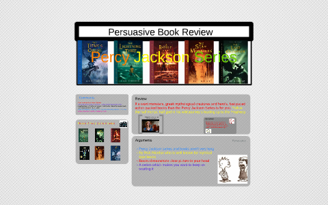 Persuasive Book Review by Siobhan S