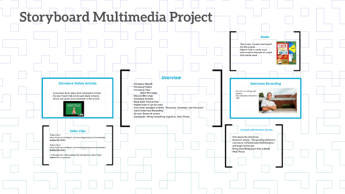 Storyboard Multimedia Project by Julia Fasano on Prezi