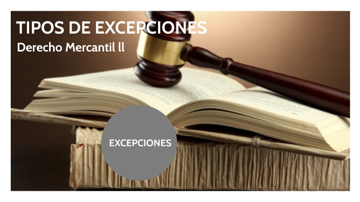 TIPOS DE EXCEPCIONES by Abigail Soubervielle on Prezi