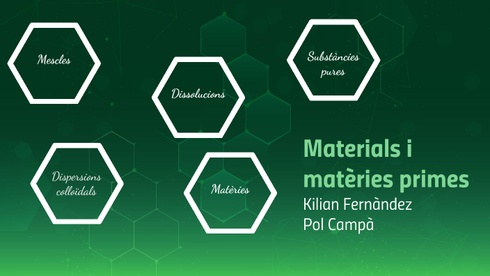 Materials i materies primes by Pol Campà on Prezi