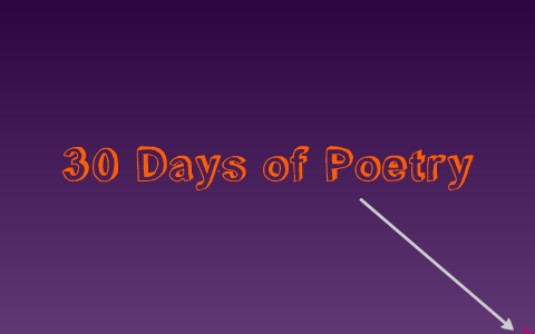 30 Days of Poetry by Kelsi Koch on Prezi