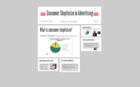 Consumer Skepticism in Advertising by on Prezi