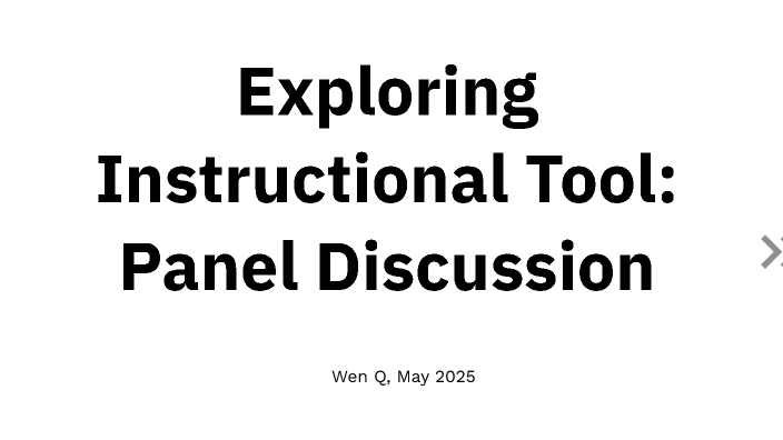 Exploring Instructional Tools: Panels by W Q on Prezi