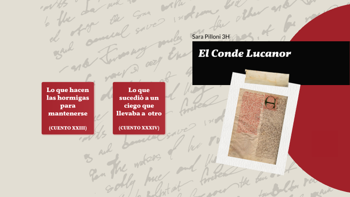 El Conde Lucanor by Sara Pilloni on Prezi