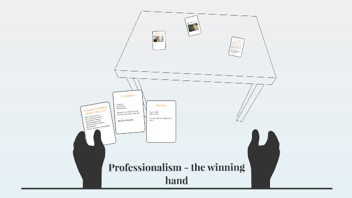 In Relation to myself as a professional, I will... by Freya Lucas on Prezi