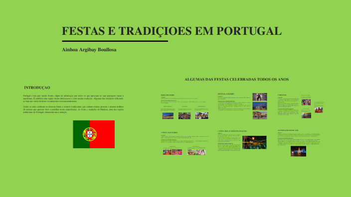 FIESTAS Y TRADICIONES EN PORTUGAL by Ainhoa Argibay Boullosa on Prezi