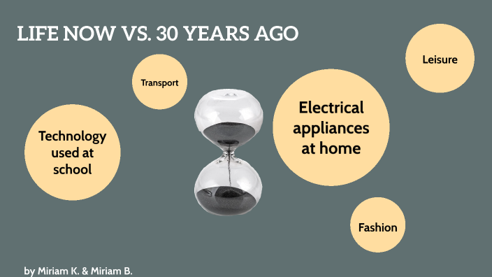 LIFE NOW VS 30 YEARS AGO by Miriam Keßler on Prezi