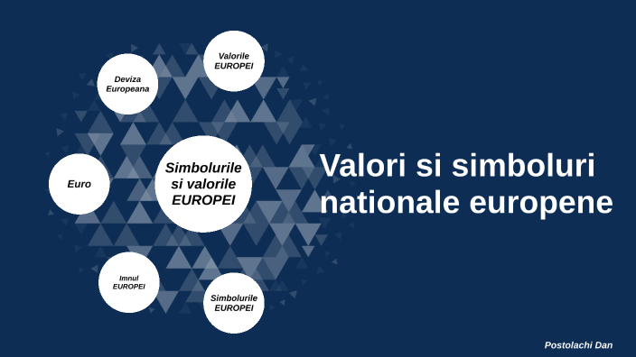 Valori si simboluri nationale europene by Dan Postolachi on Prezi