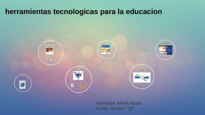 herramientas tecnologicas para la educacion by alexis ayala