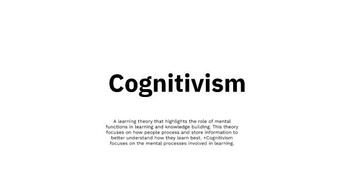 Cognitivism by Isaiah Galloway on Prezi