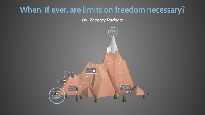 When, if ever, are limits on freedom necessary? by Zach Raddatz on Prezi