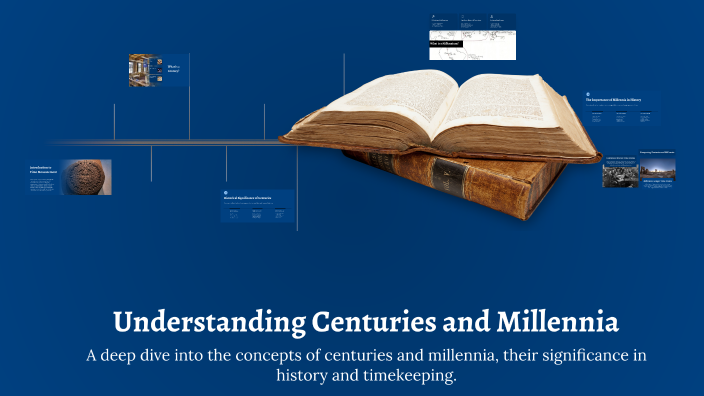 Understanding Centuries and Millennia by Dorotea Šimić on Prezi