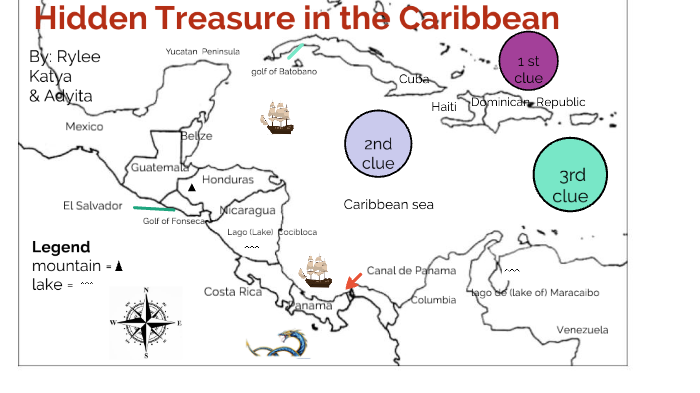 Caribbean Treasure Map by Katya Sopkovich on Prezi