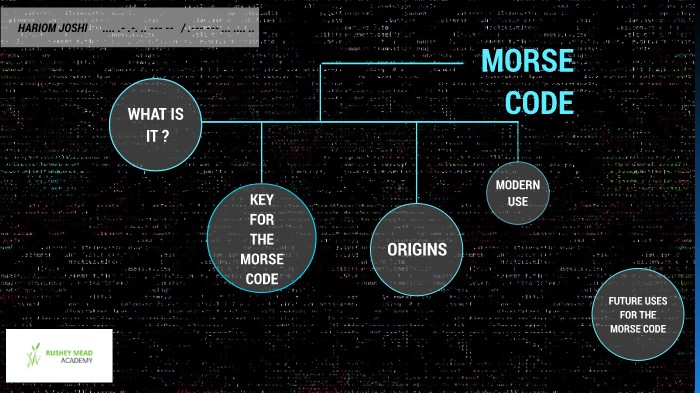 THE MORSE CODE by Hariom Joshi
