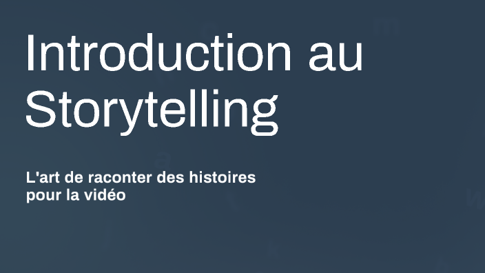 Introduction au Storytelling by DIRECT Online on Prezi