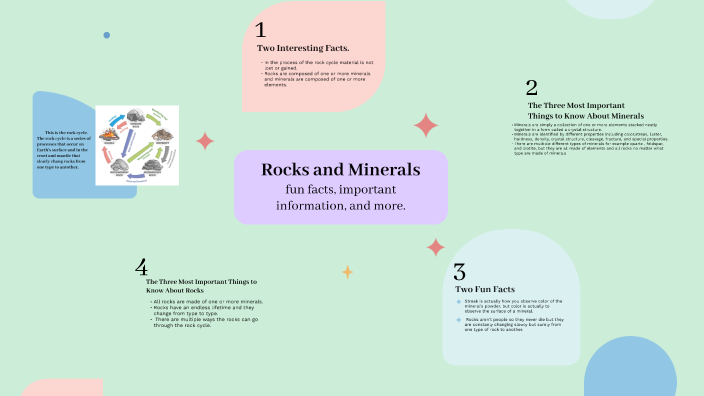 Rocks and Minerals by Daphne Escudero on Prezi