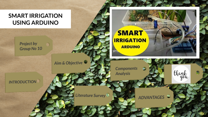 Smart Irrigation Using Arduino by pintya bhai on Prezi