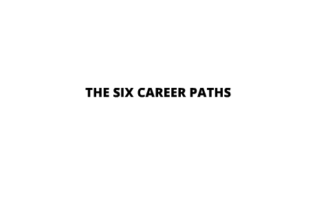 The six career paths by Charlie Samson on Prezi