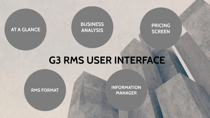 G3 RMS USER INTERFACE by Anurag Badola on Prezi